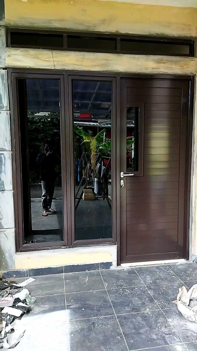 Pintu Utama Aluminium dan Jendela Utama Aluminium | Lazada Indonesia