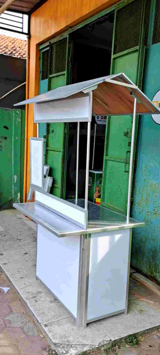 Booth Portable / Booth Lipat / Gerobak Lipat / Meja Lipat Jualan + Meja ...