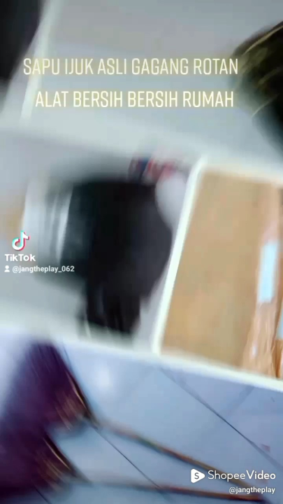 Sapu ijuk lantai atau injuk tradisional pembersih rumah sapu aseli ...