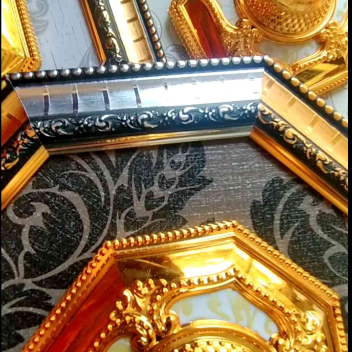 Ornamen Lampu Plafon Pvc fitting lampu plafon gipsum ukuran 30x30 ...