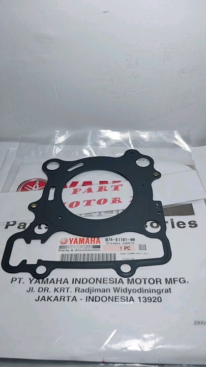Paking Packing Gasket Blok Head Kop Yamaha Xmax X max X-max 250 B74 ...