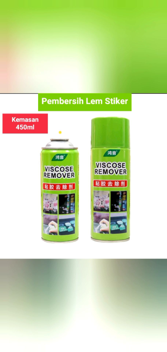 Spray penghapus lem stiker lem kuning noda cat noda aspal original ...