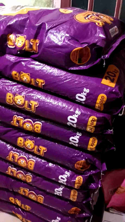 Bolt Cat Dry Food Tuna Repack 1 kg Makanan Kucing Kemasan prespack ...
