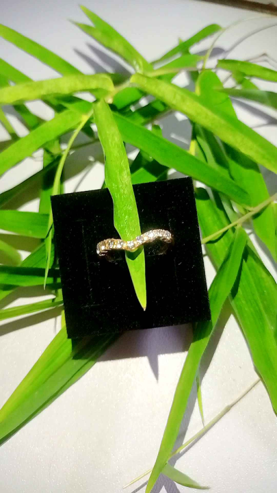 V-shape diamond Ring Pandora's inspired elegant ring | Lazada PH