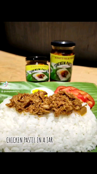 chicken pastil in a jar AlRAFI'S HALAL FOOD | Lazada PH