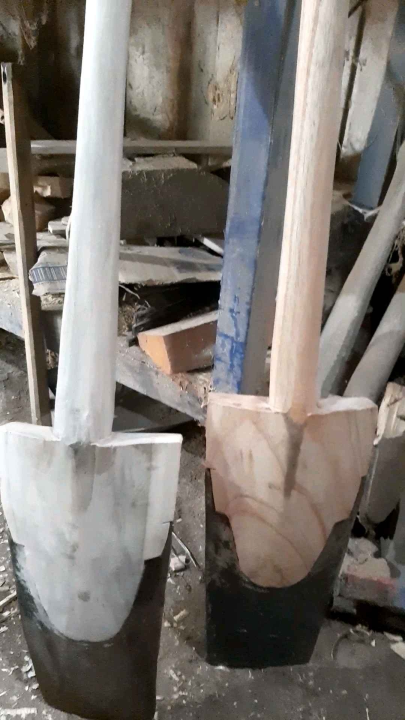 Lempak asli baja tajam anti lengket sekrop tanah untuk saluran air ...