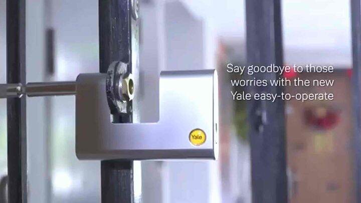 YALE solid brass armoured gate lock , Yale metal gate lock y188/100/120 ...