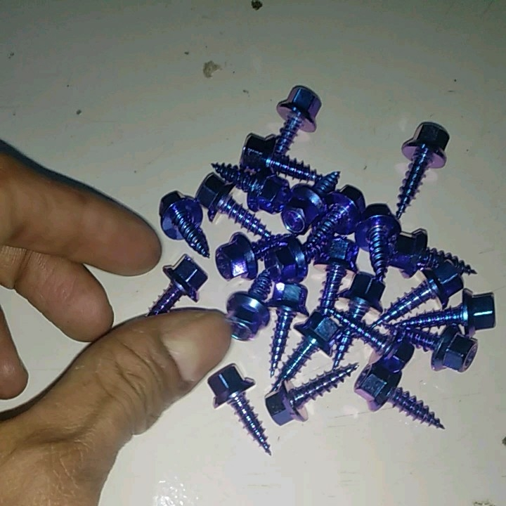 Baut Probolt Titanium Body Yamaha 2 Kunci Asli Titanium | Lazada Indonesia