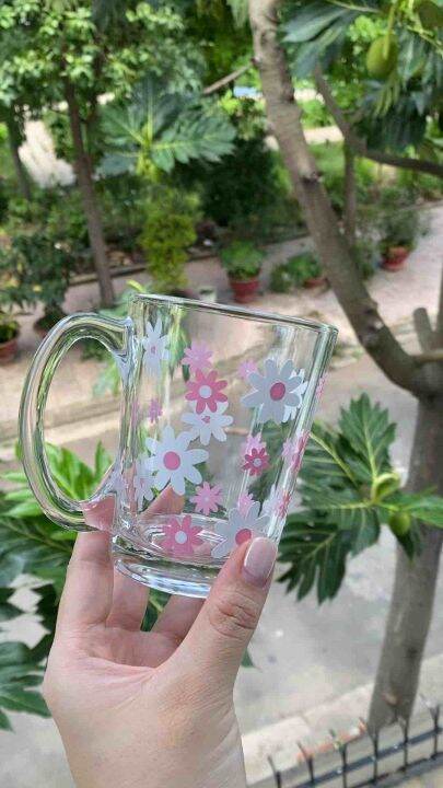 Ly Thuỷ Tinh Hoa Cúc Daisy | Lazada.vn