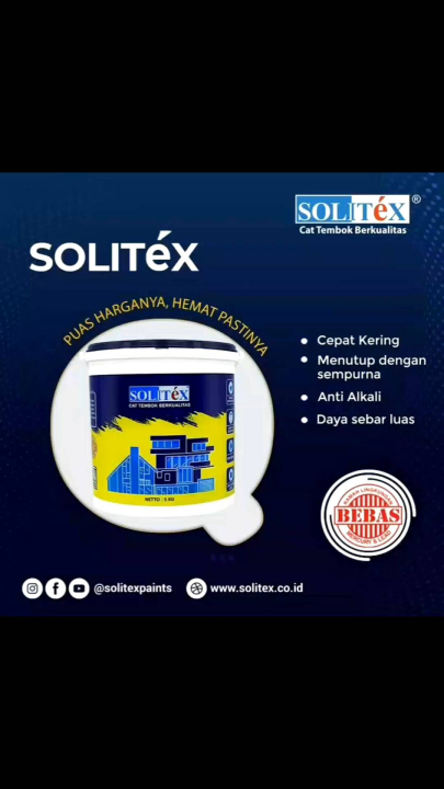 Cat Tembok Solitex 5 Kg | Lazada Indonesia