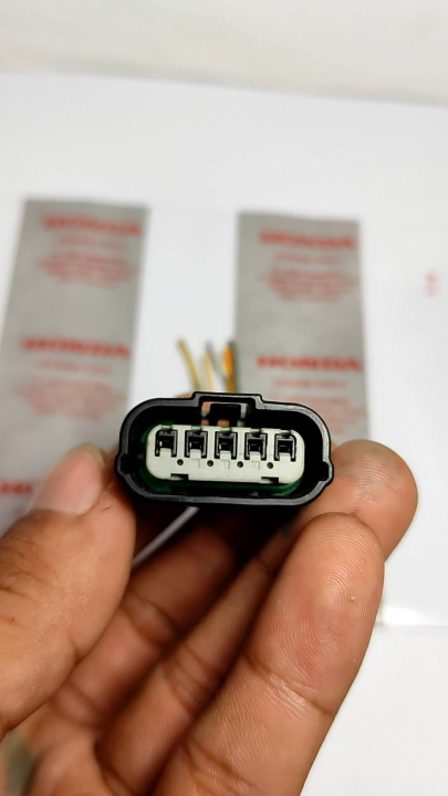 soket kabel tps pin 5 asli ori fi honda new sonic gtr cb150r cbr pcx ...