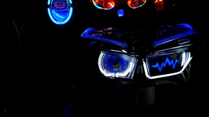 PROJIE BILED AES WST VARIO 150/125 New single Eyes sepaket headlamp(NON ...