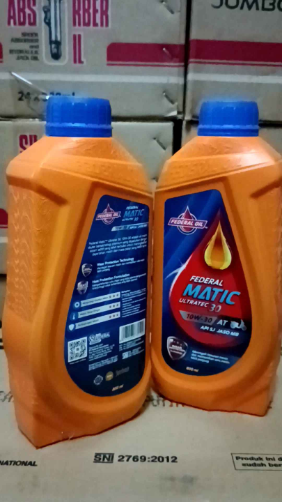 Federal Ultratec Matic 10W-30 API SJ 800ML | Lazada Indonesia