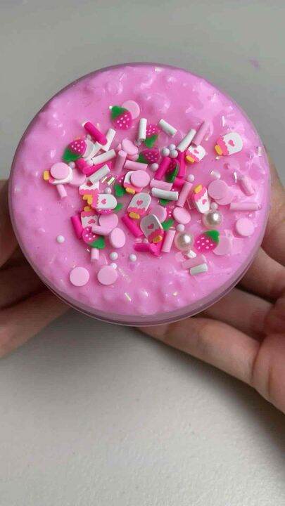 Strawberry Pop Crunchy Bingsu Slime | Lazada PH