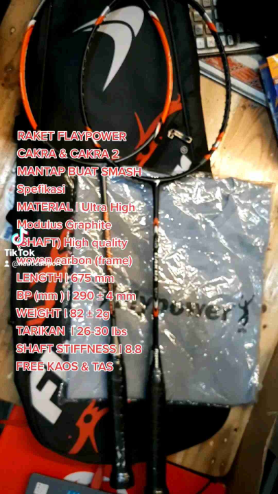RAKET FLYPOWER CAKARA ORIGINAL RAKET BADMINTON | Lazada Indonesia