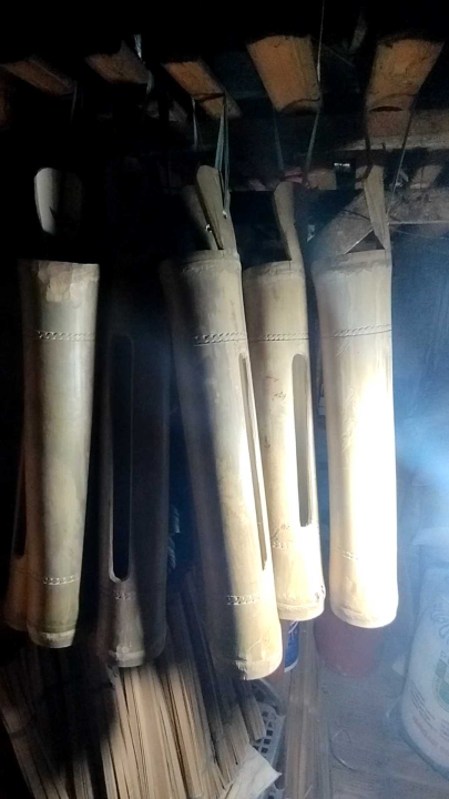 Kentongan bambu alat kerajinan dan pos ronda plus ukiran | Lazada Indonesia