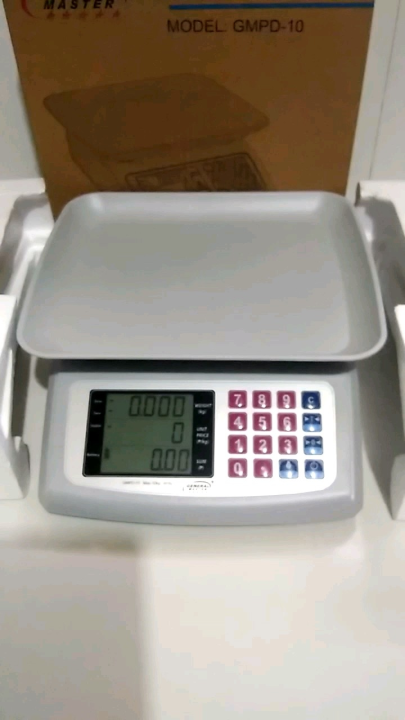10KG DIgital Price Computing Scale GENERAL MASTER Rechargeable | Lazada PH