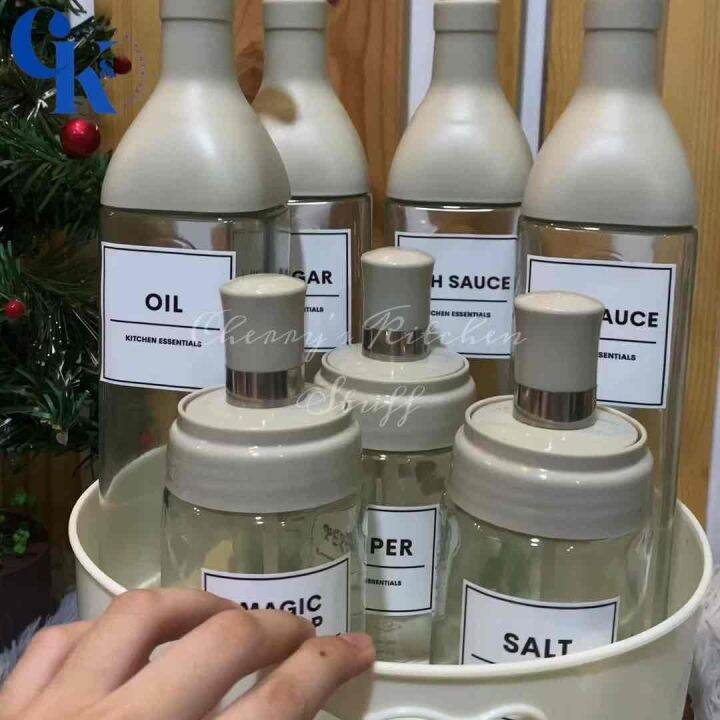 CKS Rotating Round Rack Plastic Condiments Organizer | Lazada PH