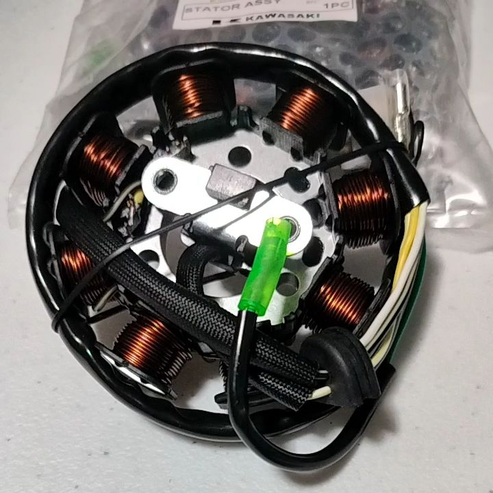 kawasaki genuine stator assy for barako bc175 (v2) | Lazada PH
