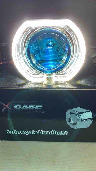 Lampu Utama Biled 2.5 Inch Blue Lens Biled 2.5 Inch + Shroud + Relay ...