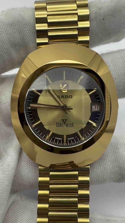 RADO BALBOA 25 jewels Automatic ตัวเรือนคาไบรท์ นาฬิกาผู้ชาย มือสองของ ...