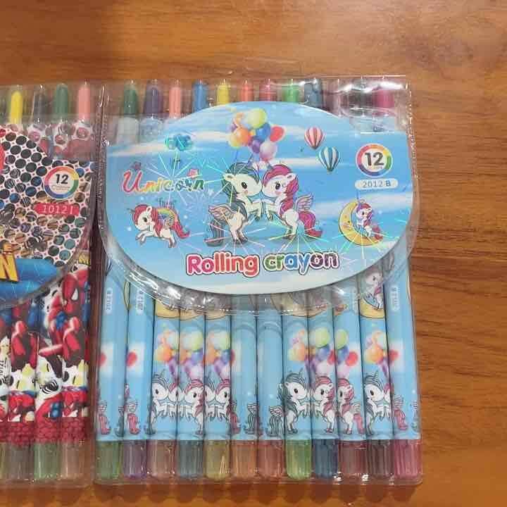 Crayon Putar 12 warna panjang 1012 karakter fancy | Lazada Indonesia