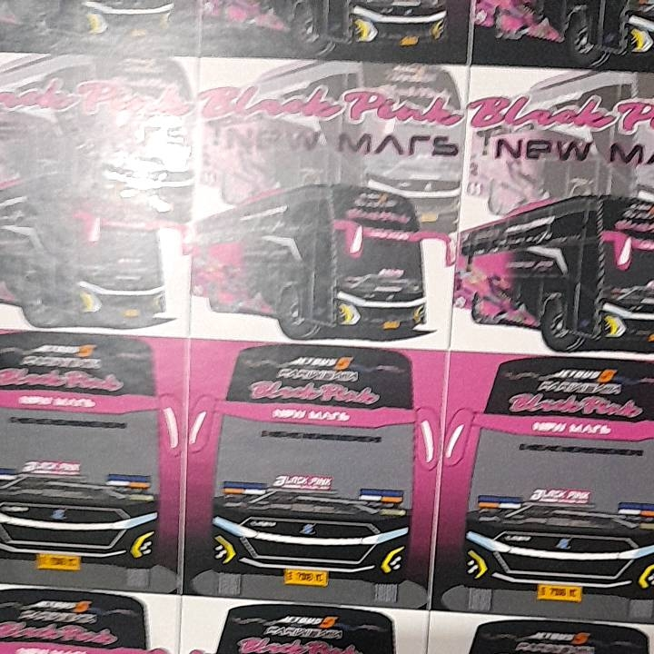 STIKER BLACK PINK BUS BASURI /STIKER BLACK PINK BUS BASURI ISI BANYAK ...