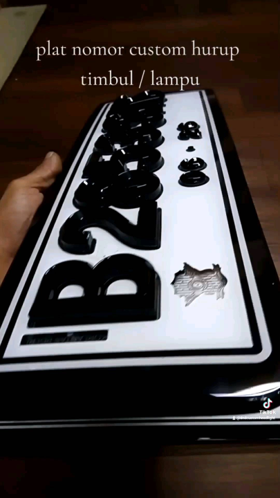 plat nomor mobil custom | Lazada Indonesia