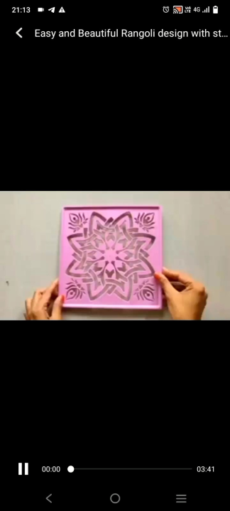 PLASTIC RANGOLI KOLAM STENCILS (30CM) (6 PCS) | Lazada