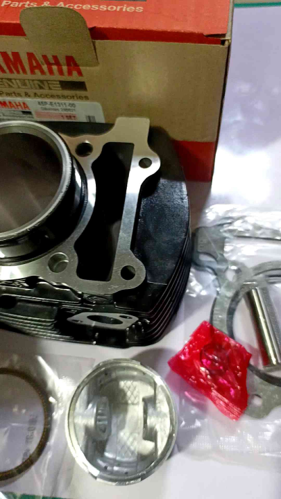 yamaha genuine fz16/sz16 cylinder block kit assy(std)INDONESIA MADE) (W ...