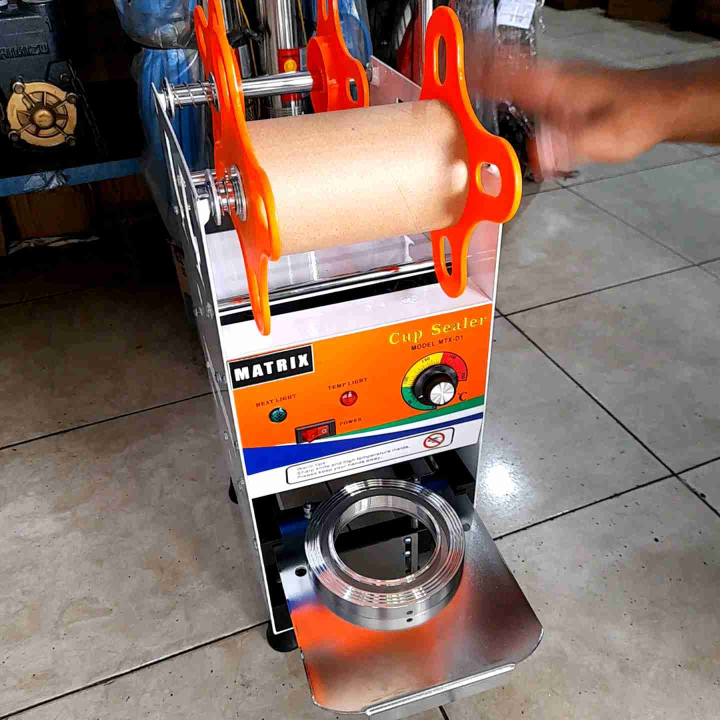 Cup Sealer Matrix 22 oz jumbo D1 atau d8dc gelas normal dan jumbo 18-22 ...
