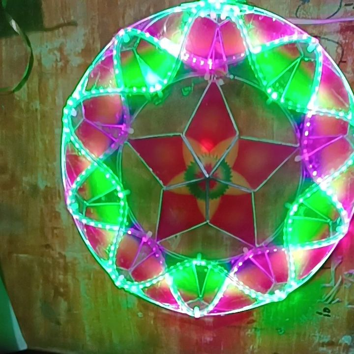 authentic capiz mini parol in pink LED | Lazada PH