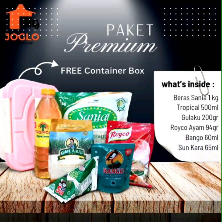 Paket Premium Hampers Sembako Murah FREE Container Box | Lazada Indonesia