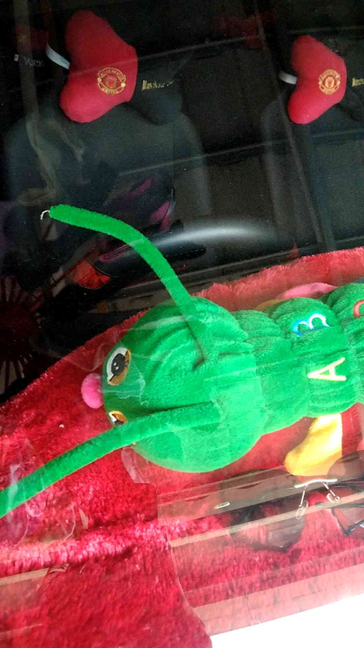 BONEKA ULAT ULIL JUMBO BESAR PANJANG 95 CM MAINAN HIASAN AKSESORIS ...