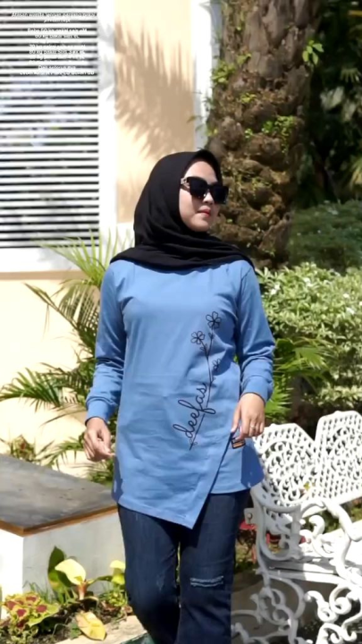 model silang tangan panjang pake ban miring | Lazada Indonesia