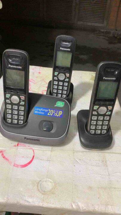 Điện thoại mẹ bồng con Panasonic kx tg5511 cố định kéo dài nhiều tay ...