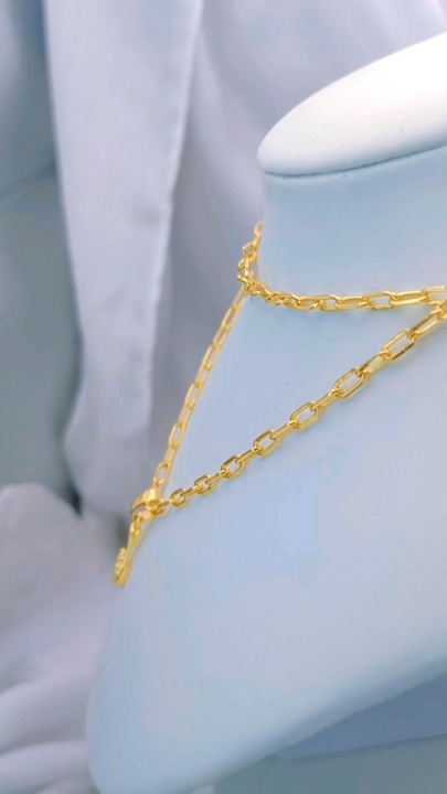 cop916 rantai leher paper clip loket pin | Lazada