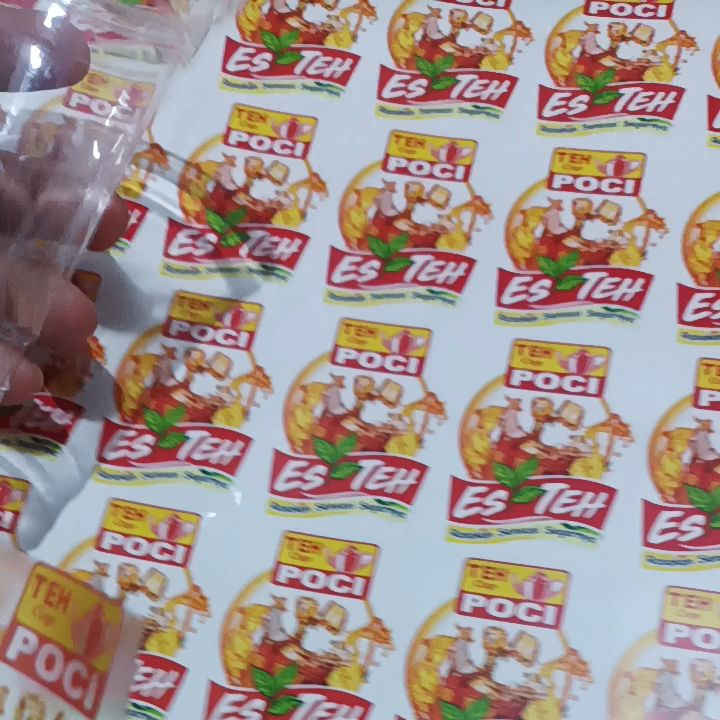 Sticker Es Teh Poci Sedang 100 | Lazada Indonesia