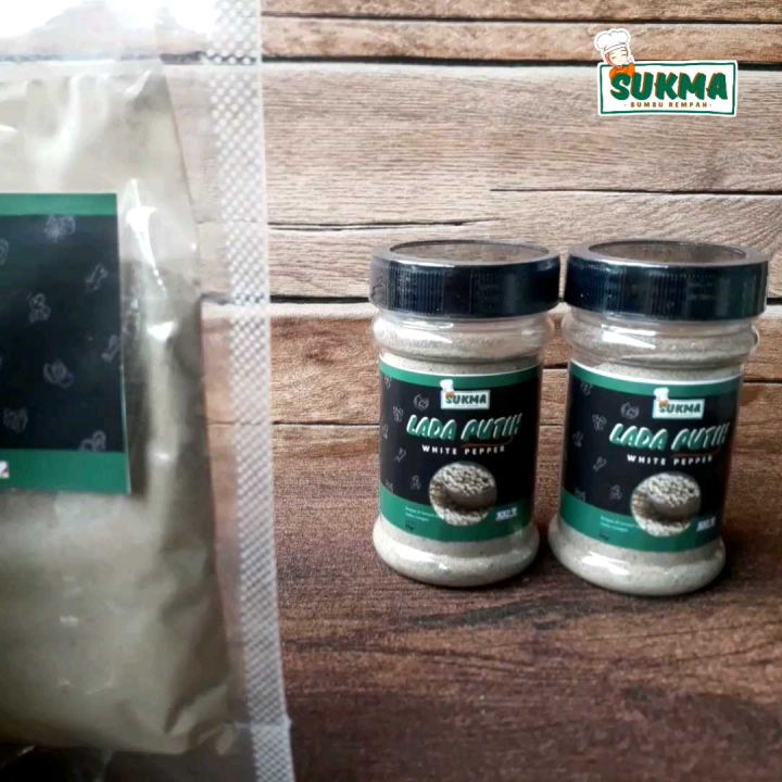 Lada Putih Bubuk Botol 60gr - Ground White Pepper Powder - Rempah ...