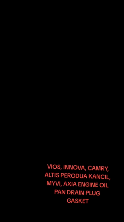 *ORIGINAL VIOS, INNOVA, CAMRY, ALTIS PERODUA KANCIL, MYVI, AXIA OIL ...