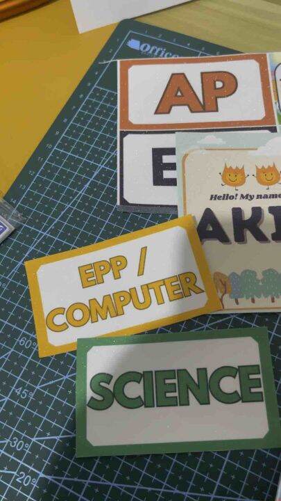 Subject Label Sticker | Lazada PH
