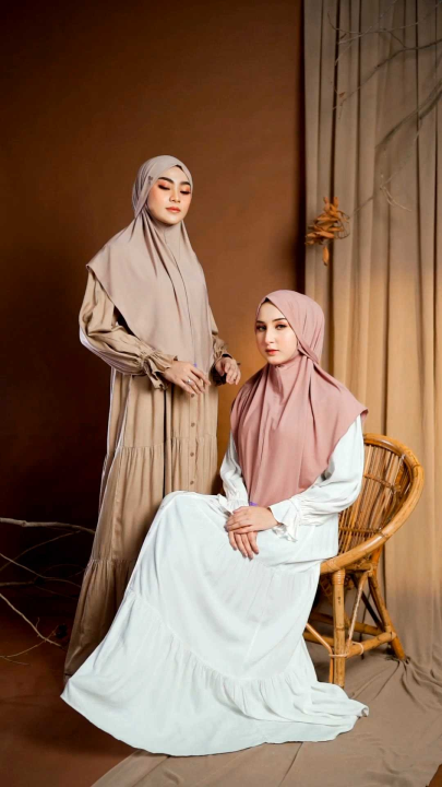 Jilbab Arrafi AR 786 Kerudung Bergo Instan Terbaru Non Pet ~ Hijab Ar ...
