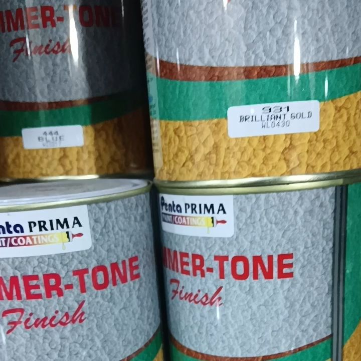 CAT PENTA PRIMA PAINT /COATINGS HAMMER-TONE FINISH ISI 1 LITER BANYAK ...