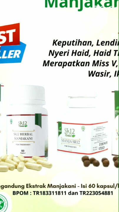 Manjakani Kapsul 80 Butir SR 12 | Lazada Indonesia