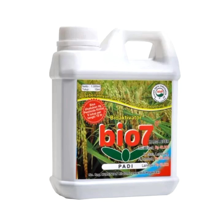 Pupuk Hayati Bio7 Padi Organik Bioaktivator 100% Alami Original | Lazada Indonesia
