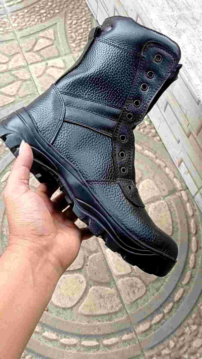 SEPATU PDL KULIT cod | Lazada Indonesia