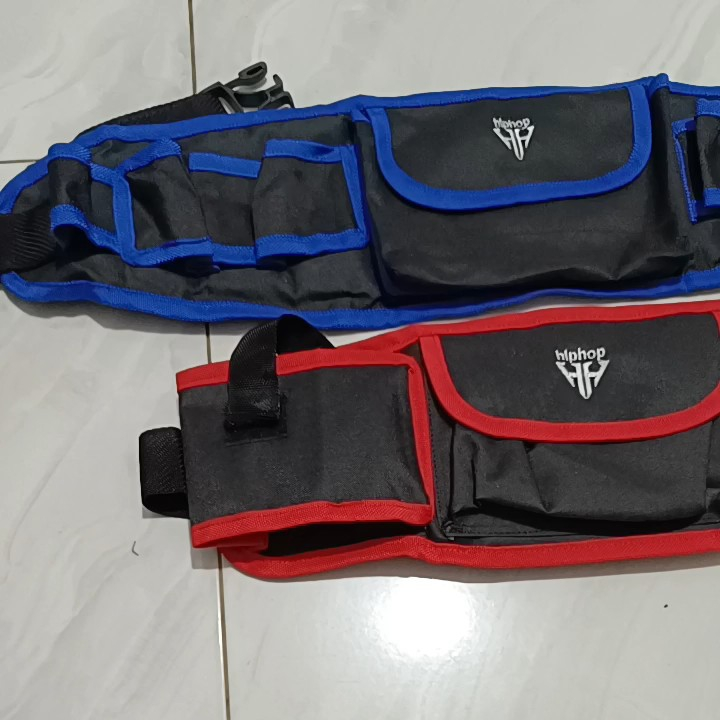 tas alat perkakas pertukangan pinggang pria mesin bagunan warna hijau ...