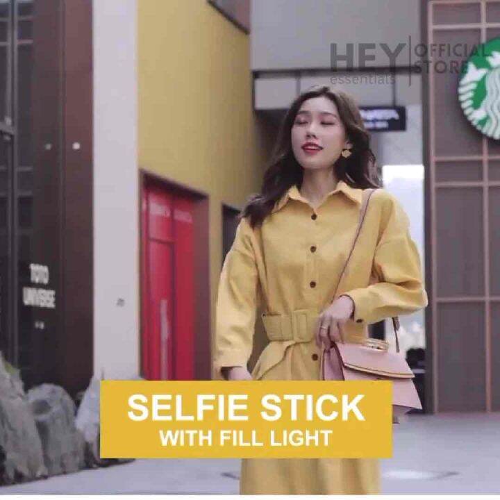 4 In 1 Selfie Stick Tripod Extendable Bluetooth Monopad Selfie Stick