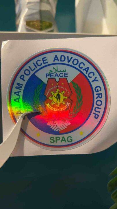 SPAG logo Sticker for CAR Reflectorized Water proof Do not fade | Lazada PH