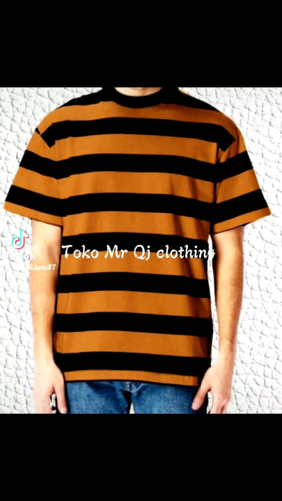 BAJU SALUR ATAU GARIS-GARIS /KOREA STYLE /HOP POP. BISA DI PAKAI LAKI ...